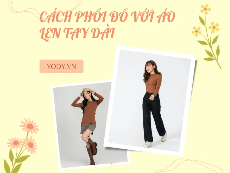 10+ Cách phối đồ với áo len tay dài CỰC XINH mùa thu đông