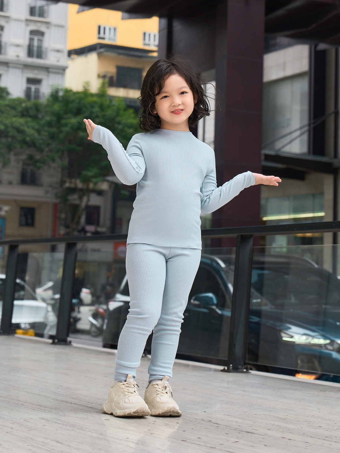 Bộ Đồ Trẻ Em Bèo Viền Ôm | YODY