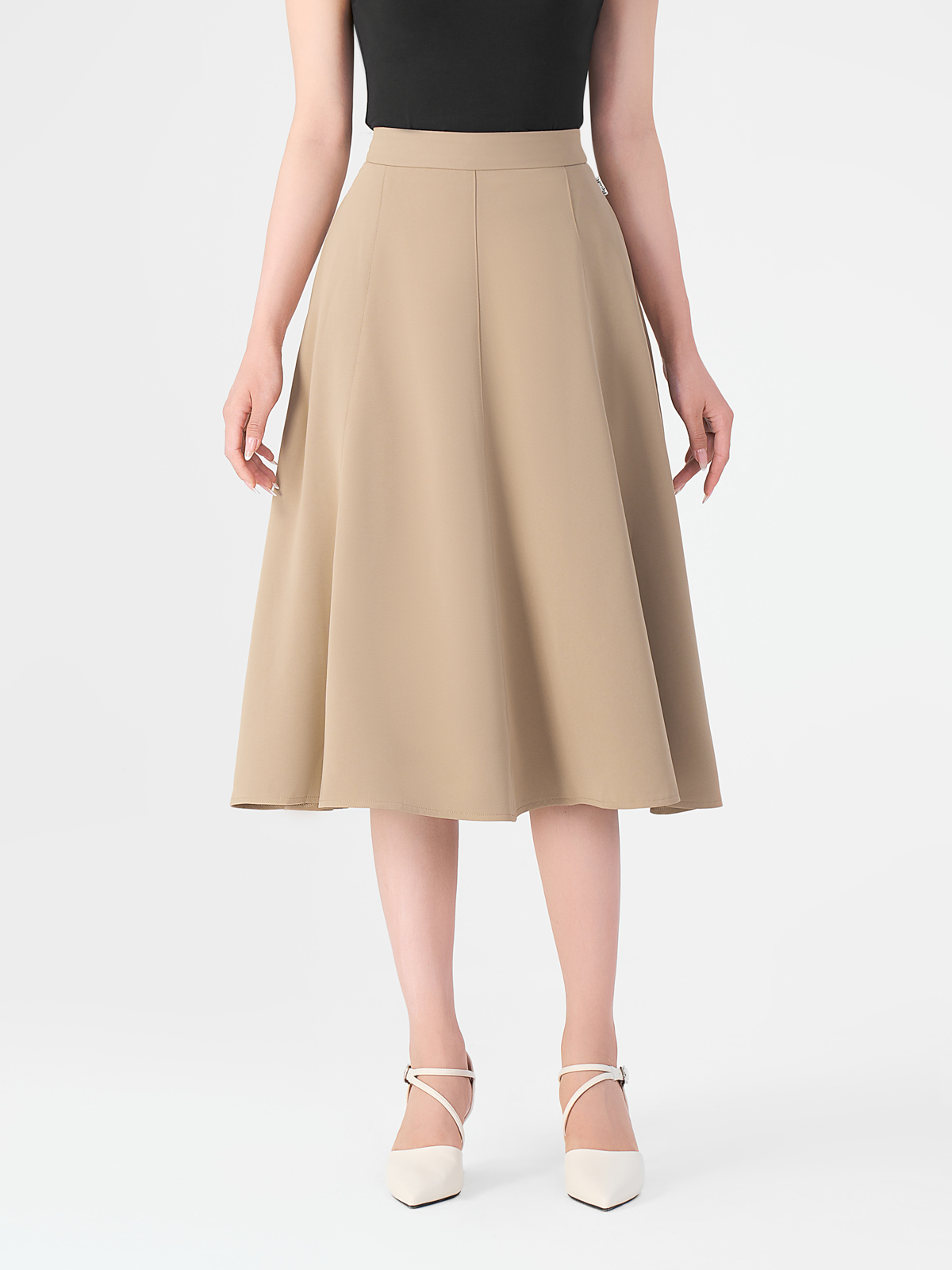 Chân Váy Nữ Xoè Túi Sườn 7 Mảnh | YODY