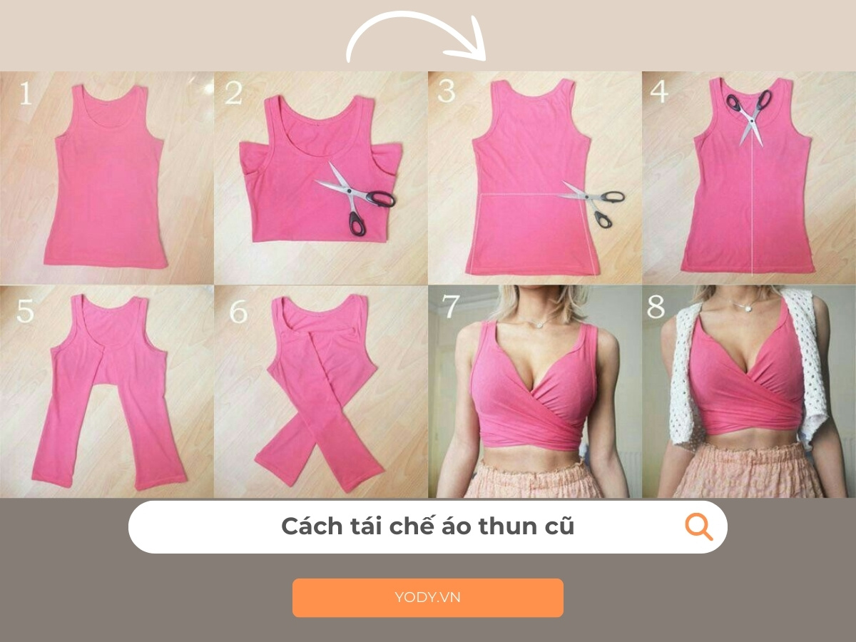 Lưu ngay 13 cách tái chế áo thun cũ cực sáng tạo, hữu ích | Yody