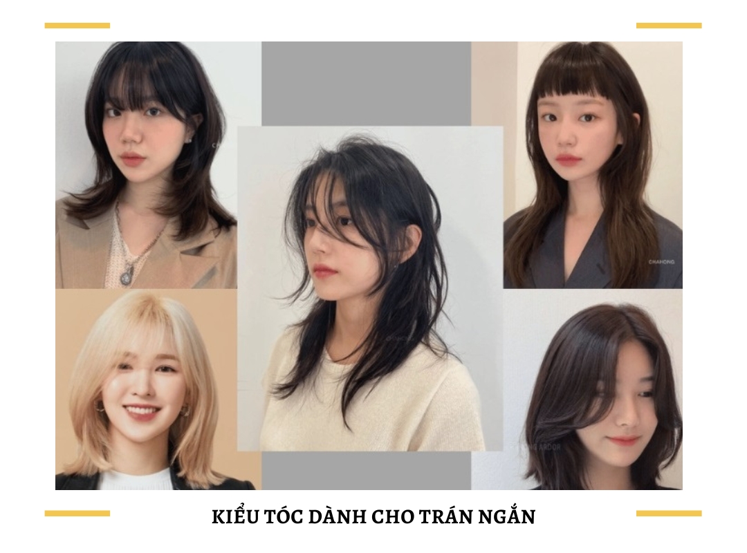 8 kiểu tóc dành cho trán ngắn đẹp, sang và thu hút | Yody