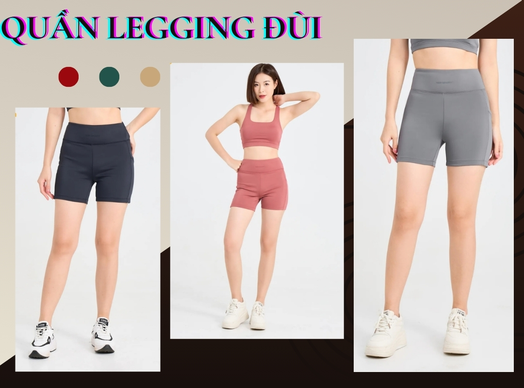 Hack dáng thần tốc với quần legging đùi cho mùa hè năng động | Yody