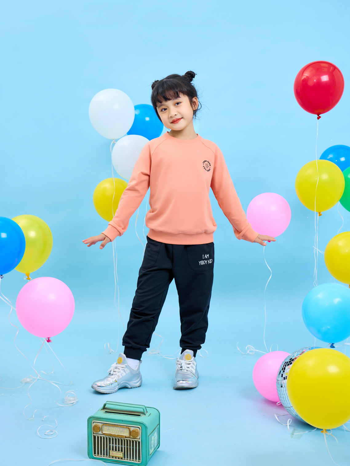 Bộ đồ trẻ em da cá in logo Yody | YODY